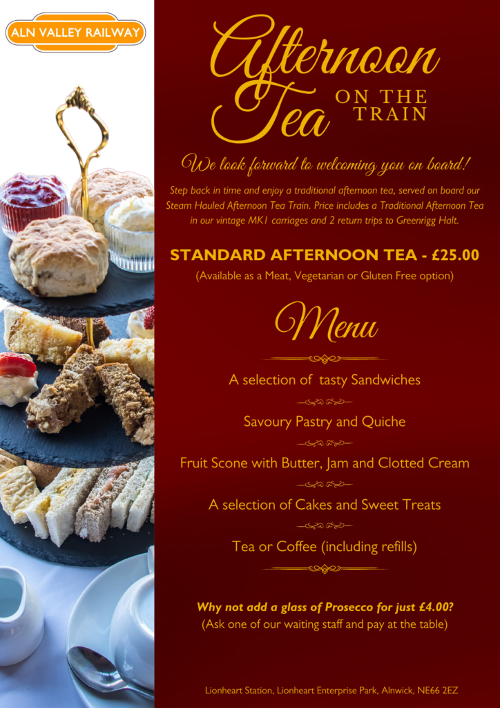 Afternoon Tea Train - Aln Valley Railway