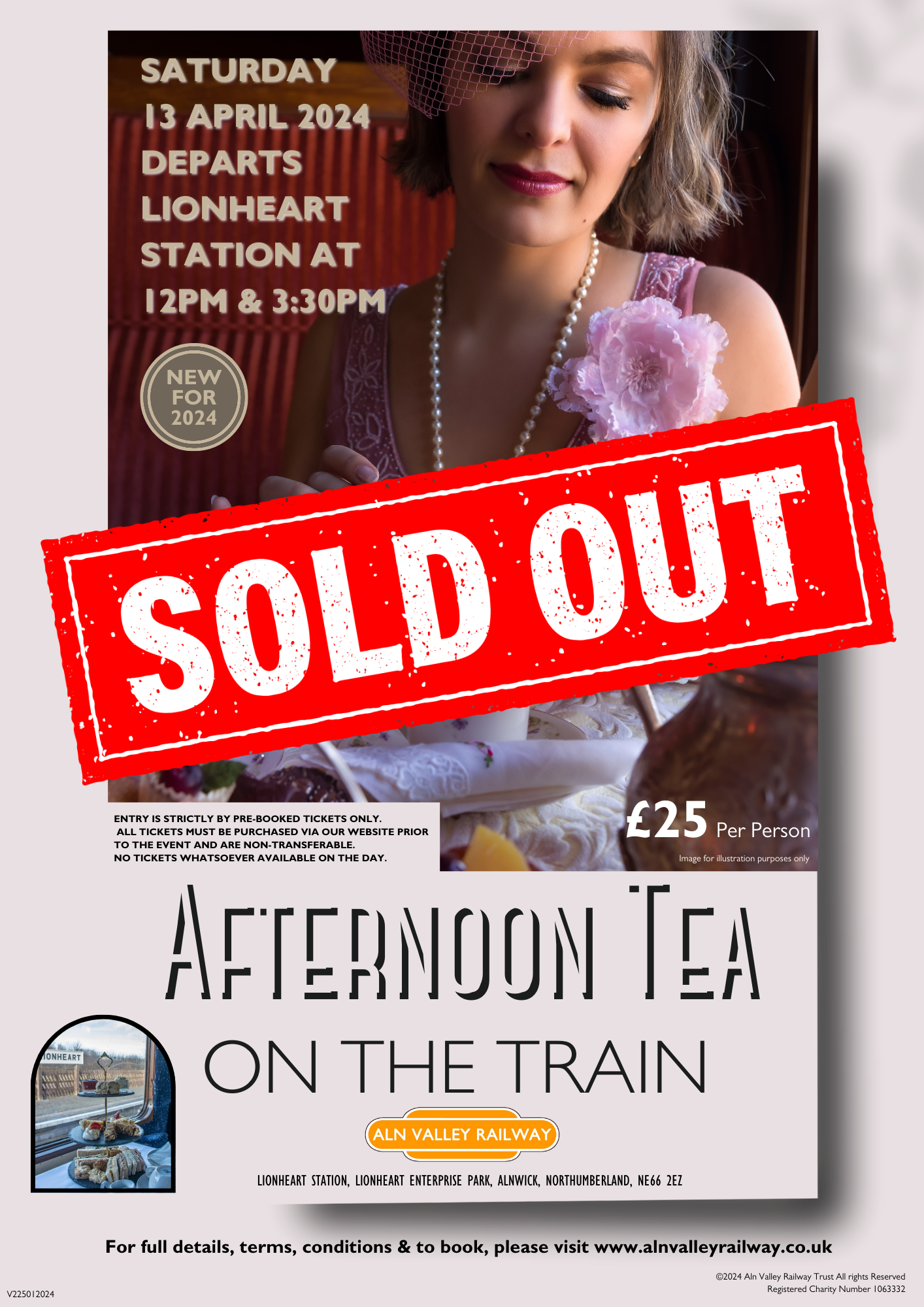 Afternoon Tea Train - Aln Valley Railway