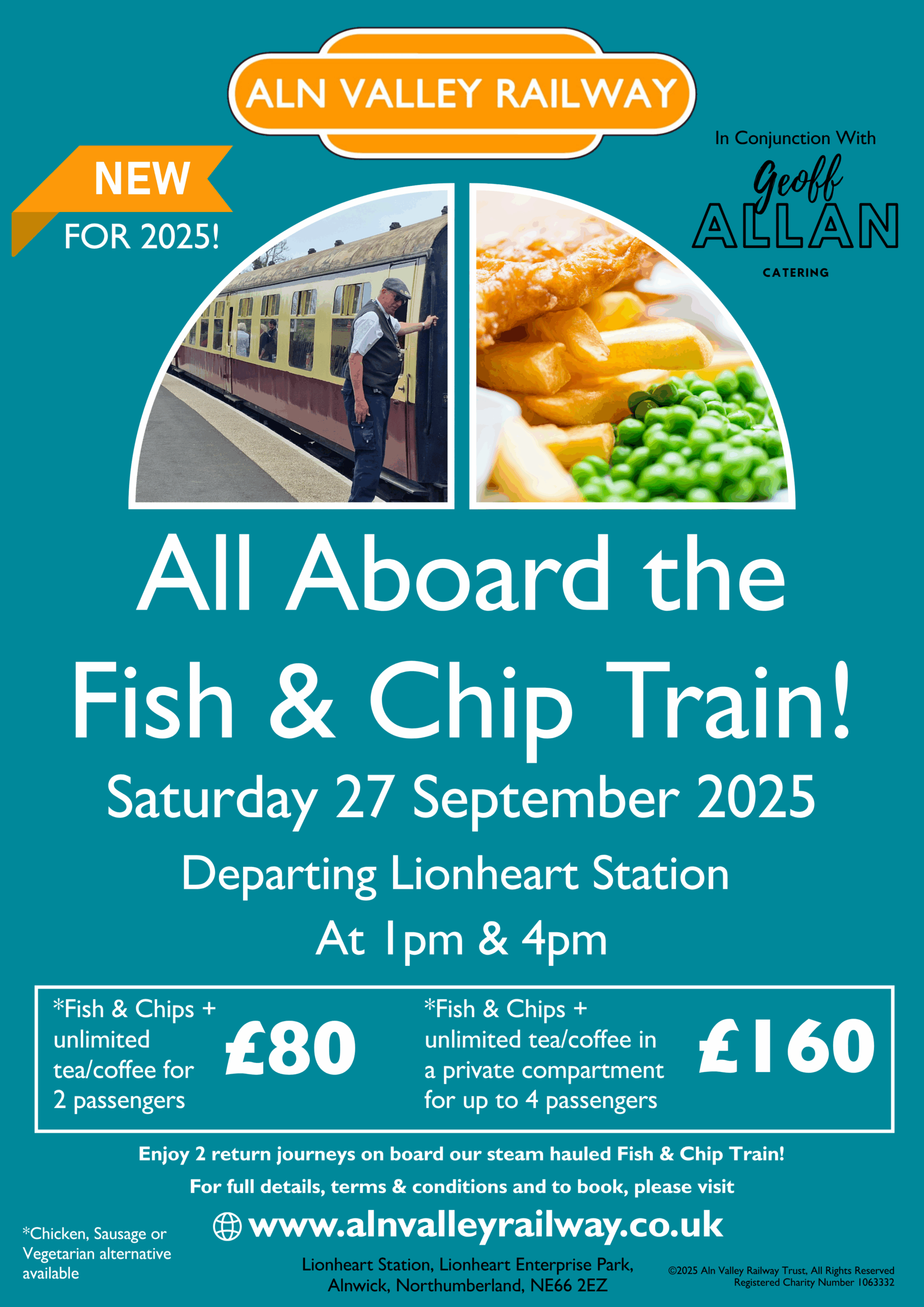 Fish & Chip Train - Aln Valley Railway
